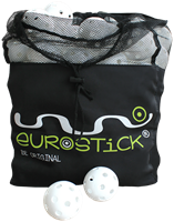 Eurostick - Ballentas unihockeyballen - Set van 100 gatenbal MDsport