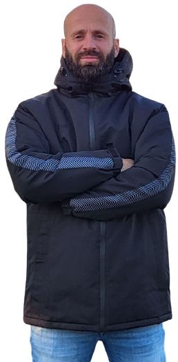 KWD Winterjas Solar, mt XXL, zwart MDsport