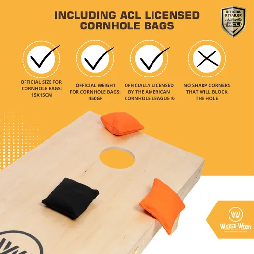 BATTLE ZONE - Cornhole Set - 2 Boards - Goedgekeurd door de American ...